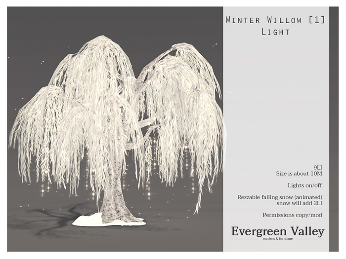 Second Life Marketplace - Willow Snow Light